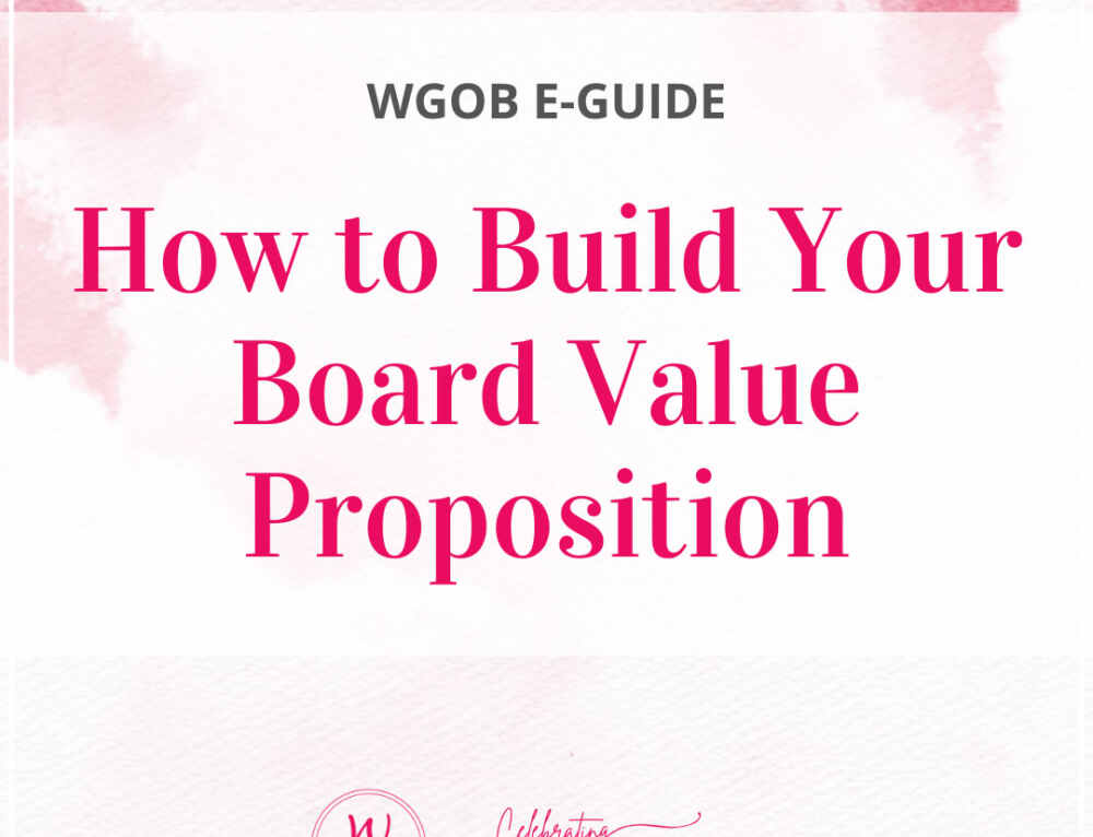 How to Build Your Board Resume – Women Get On Board